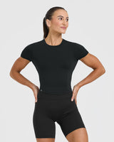 Short Sleeve Green Shirt Women's - Mid Length | Oner Active US