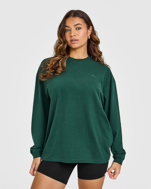 Green Long Sleeve Top Women's - Alpine Green | Oner Active US