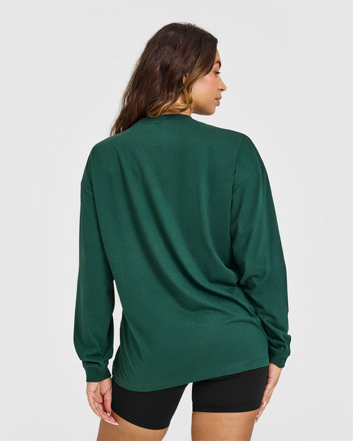 Green Long Sleeve Top Women's - Alpine Green | Oner Active US