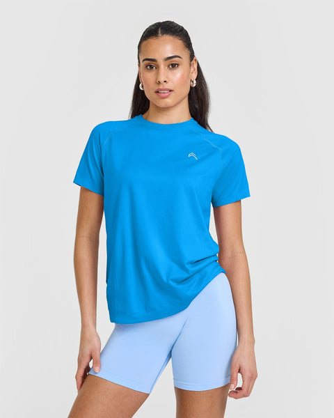Loose Gym Top Women's - Tropical Blue | Oner Active US