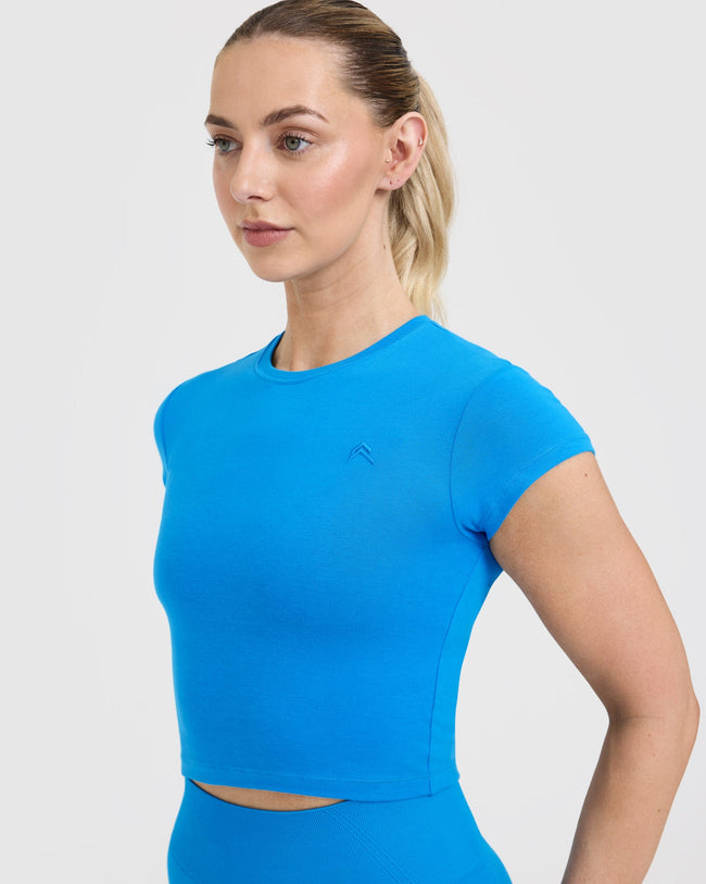 Blue Gym Shirt Women's - Cotton | Oner Active US