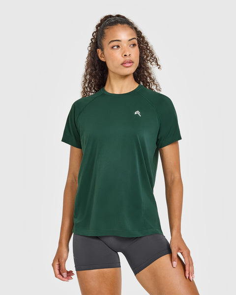 Women's Seamless Loose Gym Top Green | Oner Active US