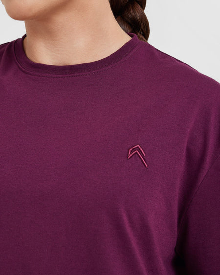 Classic Oversized Lightweight T-Shirt Women Ripe Fig | Oner Active US