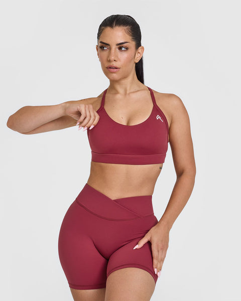 Medium Support Sports Bra in Burnt Cherry | Oner Active US