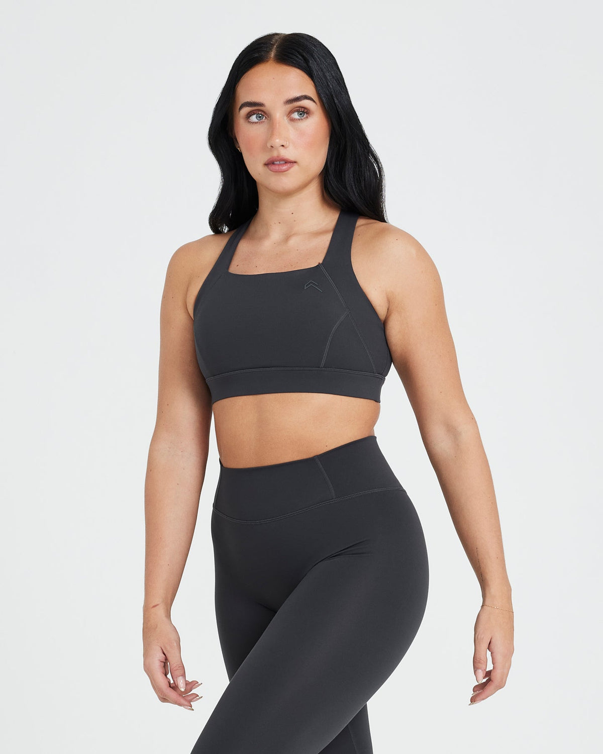 Square Neck Bralette Women's - Coal | Oner Active US