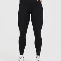 High Rise Compression Leggings Black | Oner Active US